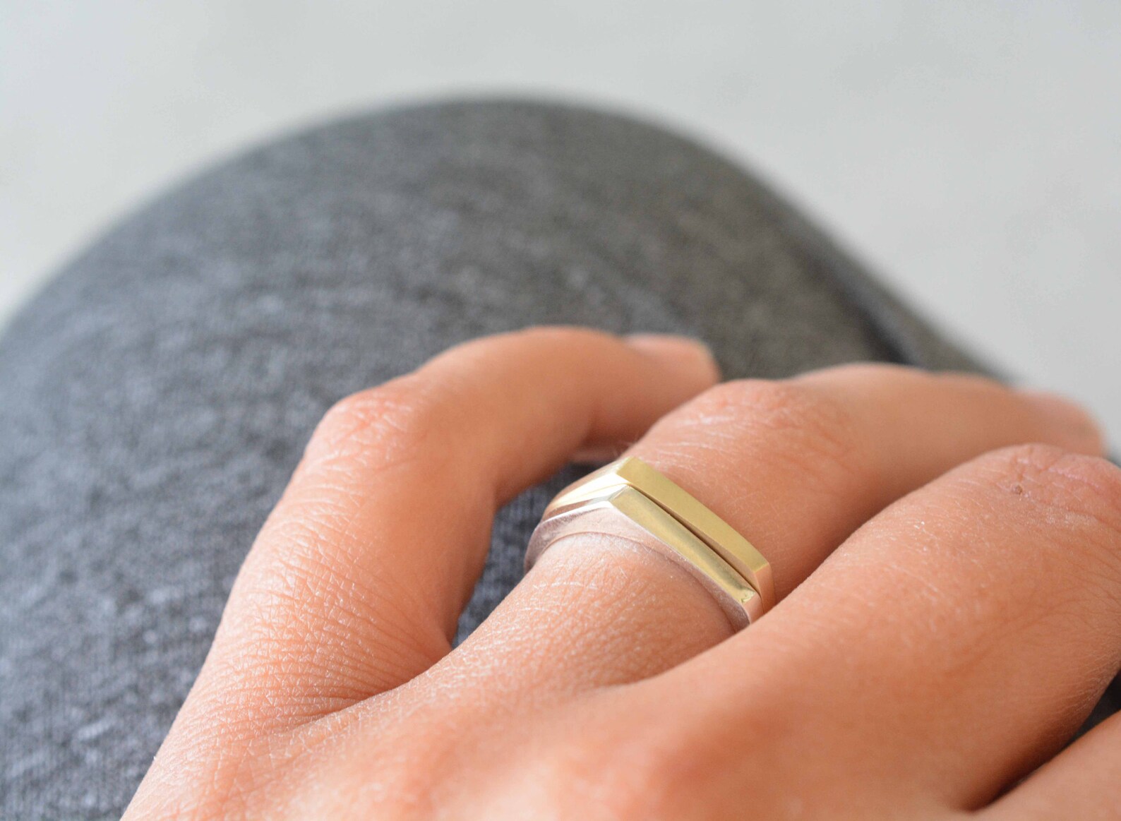 Delicate Wedding Ring 14k Gold Solid Ring Simple Wedding - Etsy