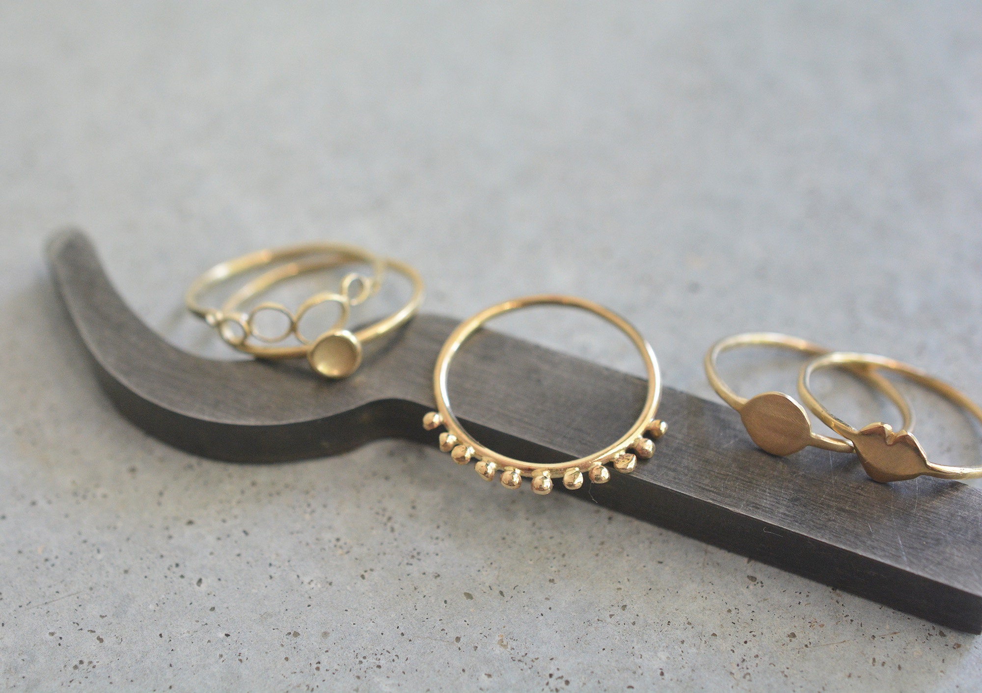 14k gold delicate ring 14k gold simple ring wedding ring | Etsy