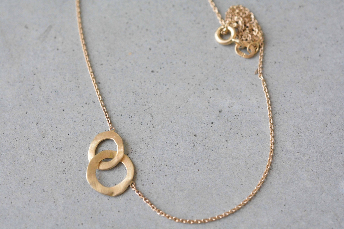 14K Yellow Gold Chain Necklace 14k Solid Gold Pendant Chain | Etsy