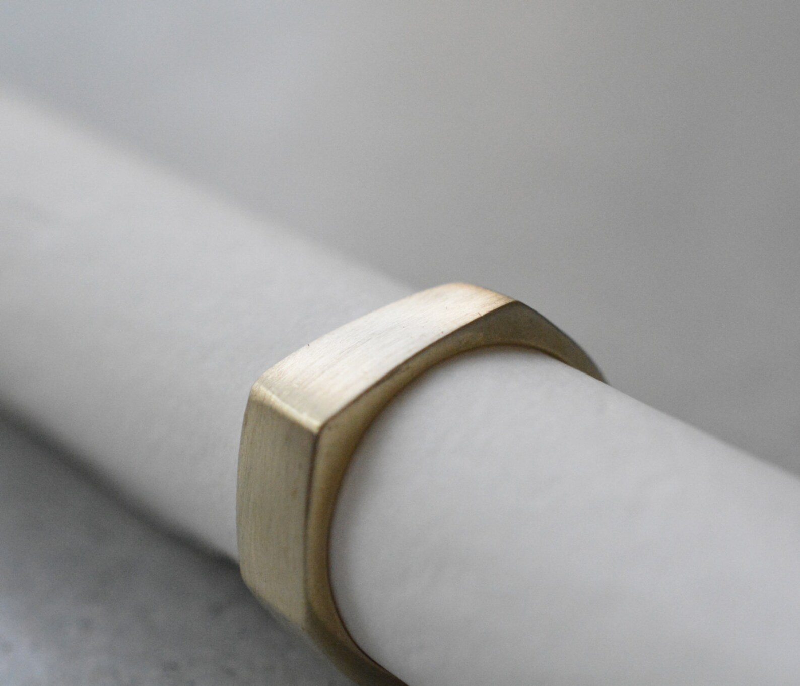 14k Solid Gold Geometric Ring Asymmetric Ring Minimalistic - Etsy Hong Kong