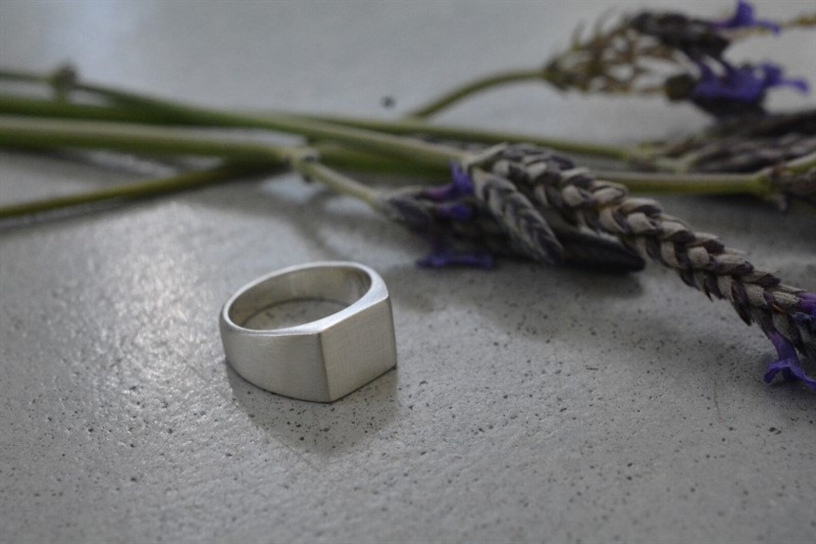 Sterling Silver Signet Ring Sterling Silver Pinky Ring Pinky | Etsy