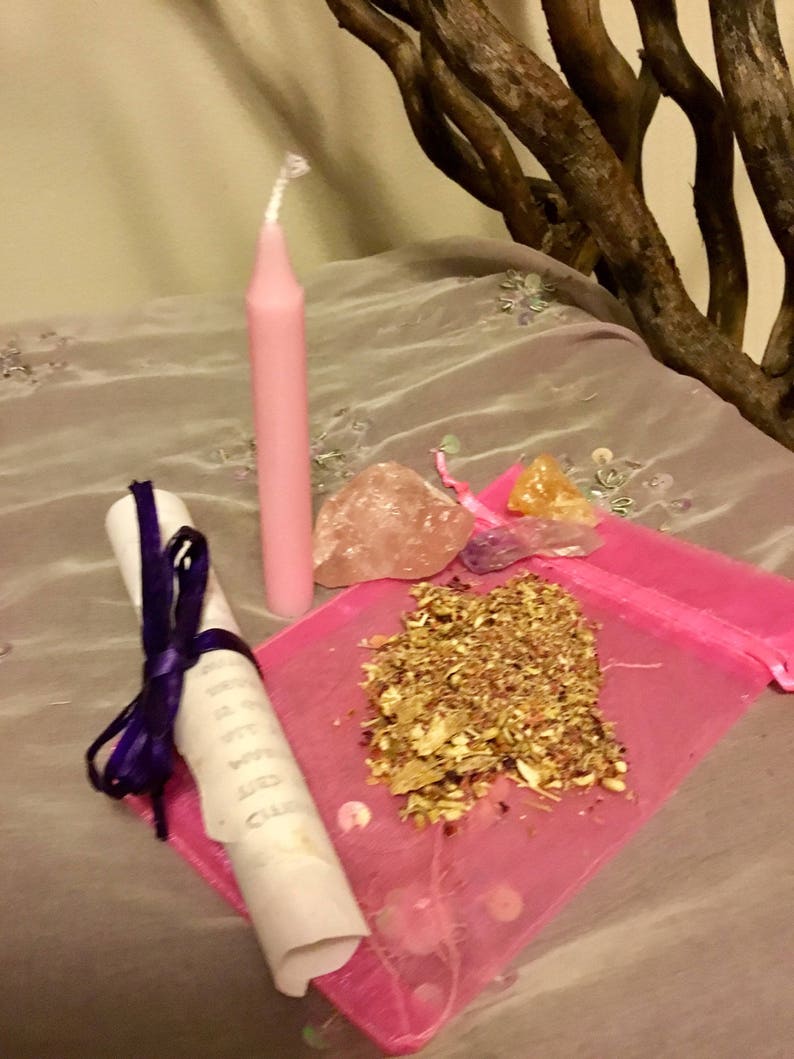 Love Manifestation Ritual Kit/ Altar Kit Love Spell - Etsy