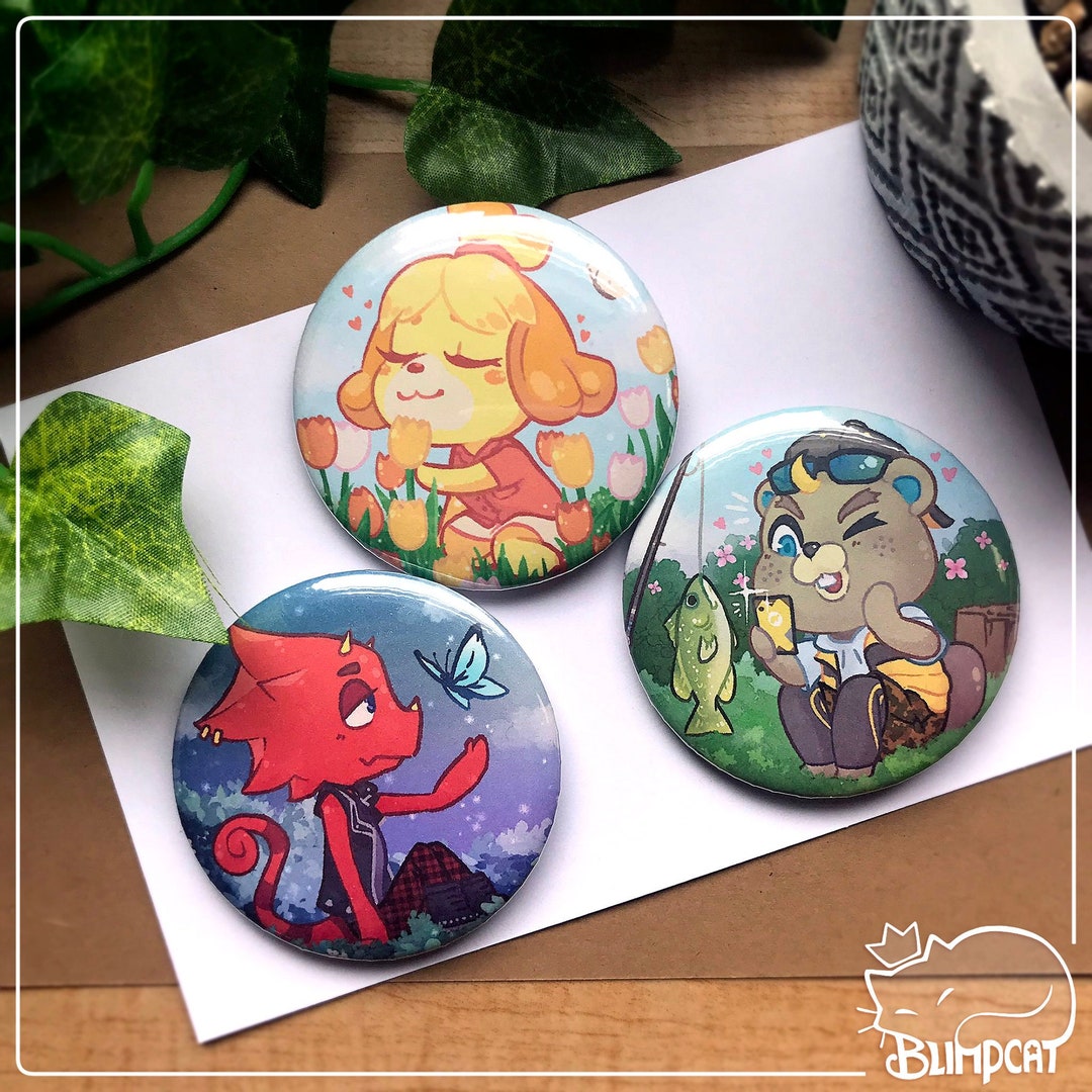 ACNH Buttons - Etsy