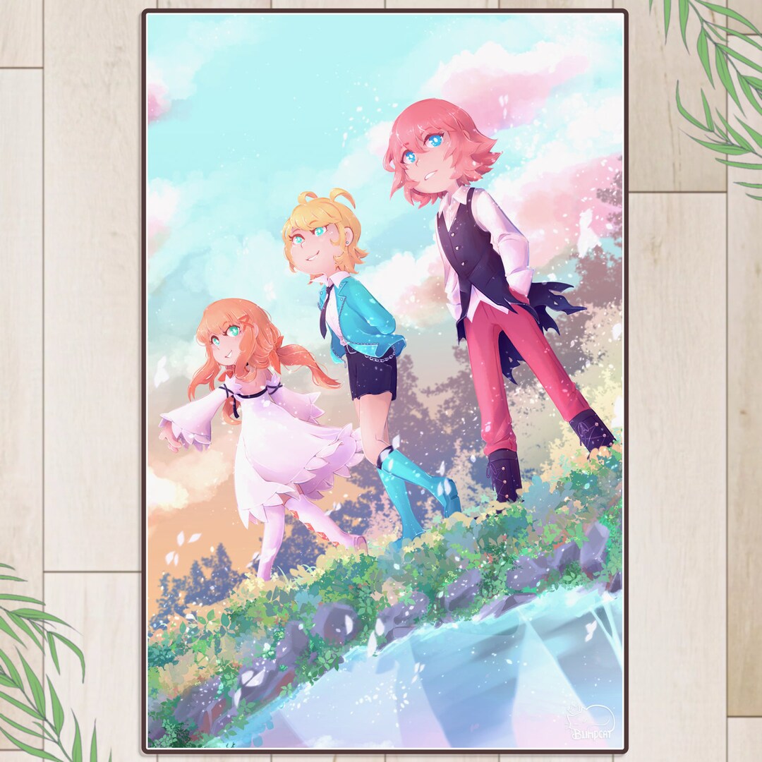 KHUX Flower Trio Print - Etsy