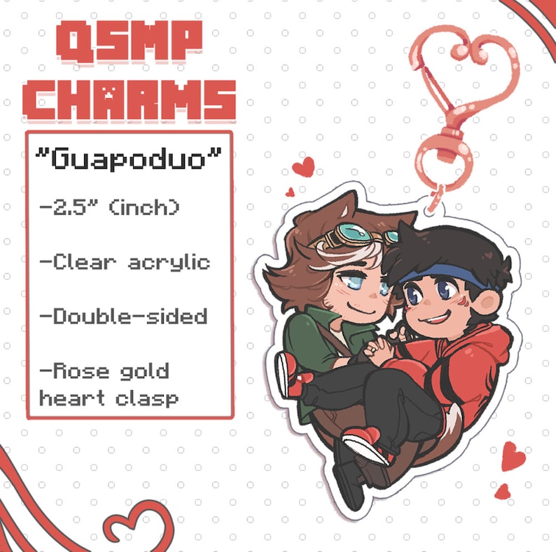 QSMP Guapoduo Charm - Etsy