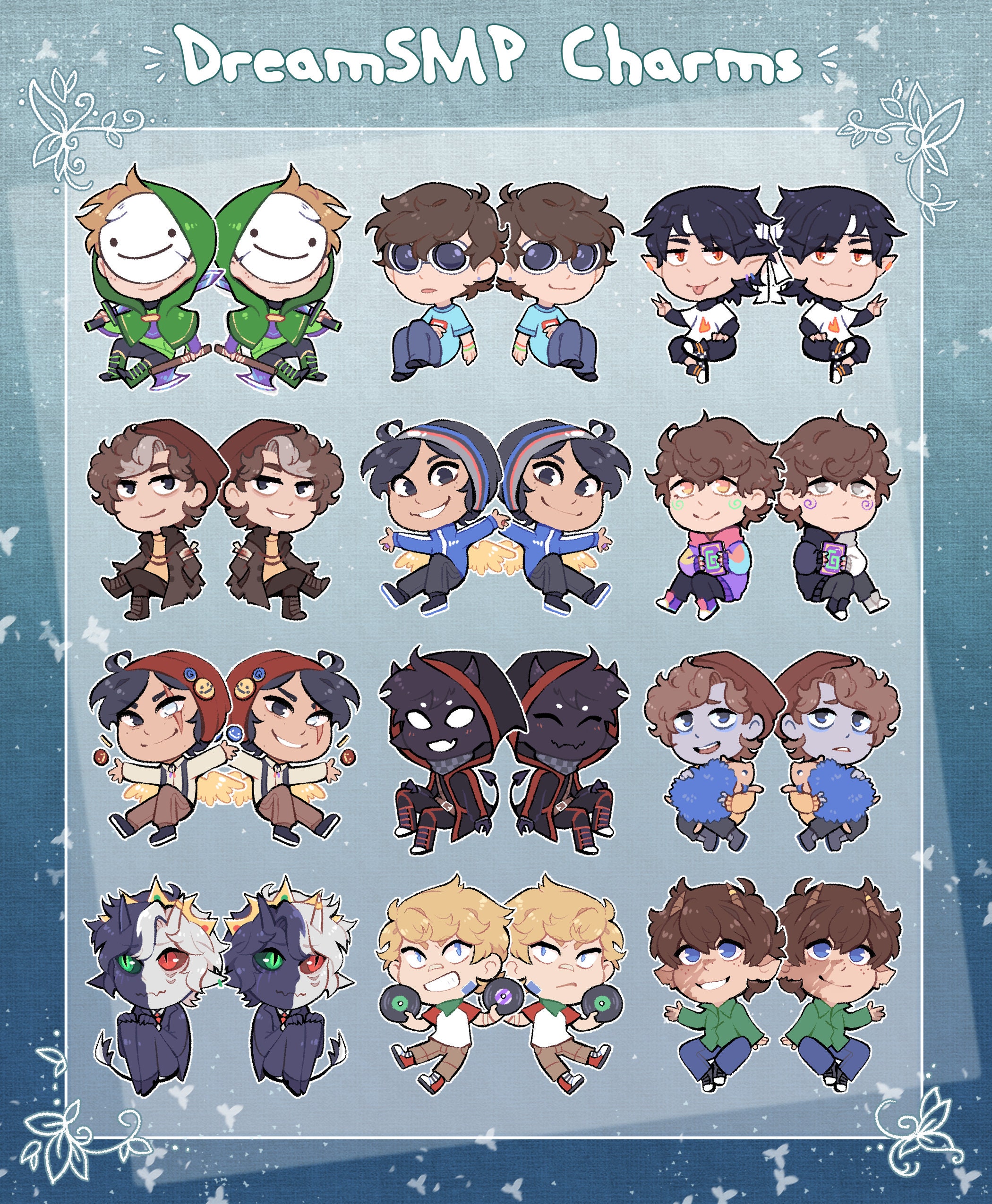 DSMP Character Charms - Etsy