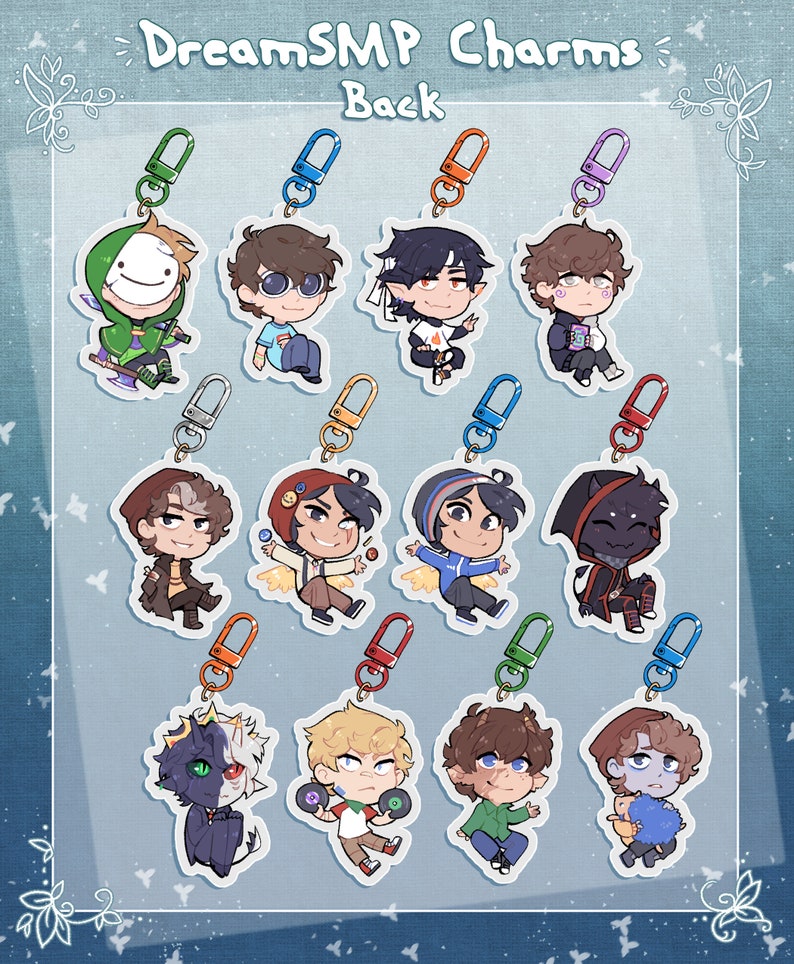 DSMP Character Charms - Etsy