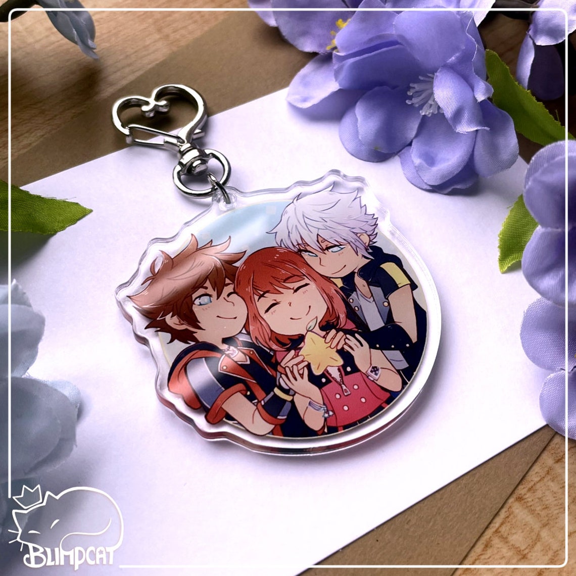 Kingdom Hearts Destiny Trio Charm - Etsy