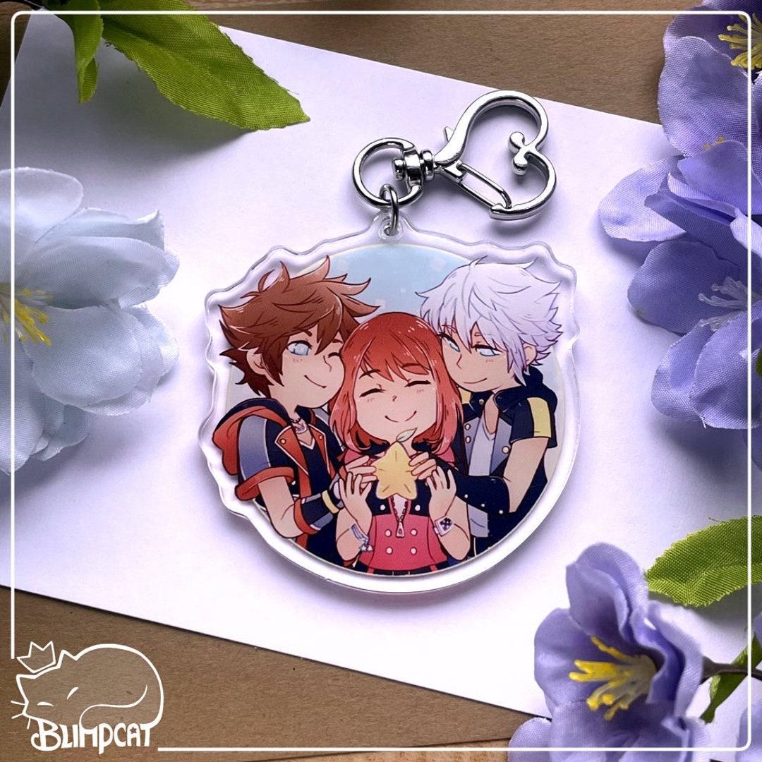 Kingdom Hearts Destiny Trio Charm - Etsy