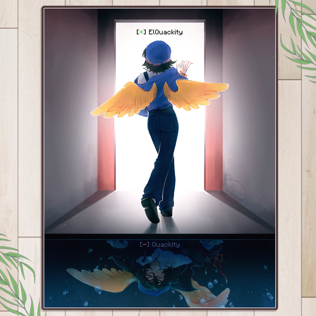 QSMP - Elquackity Print - Etsy