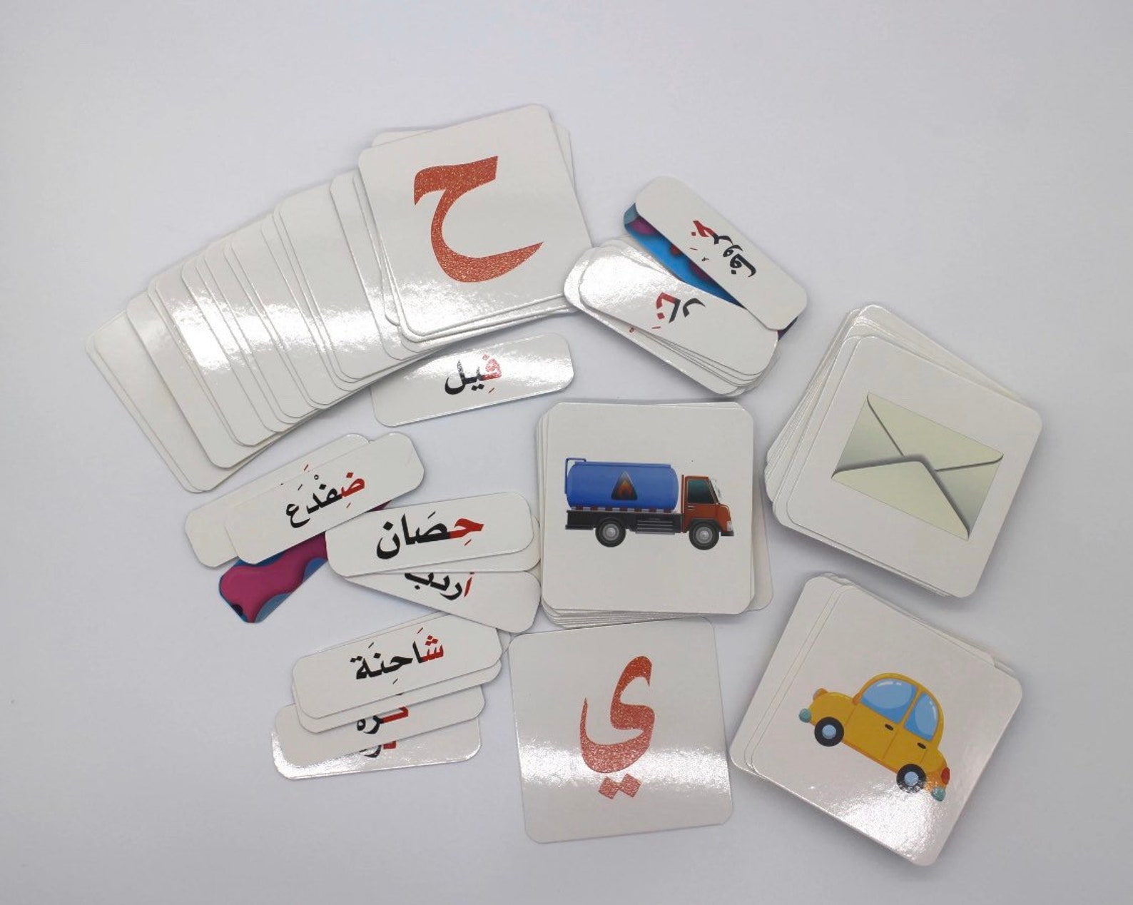 Arabic Flashcards Alphabet Flash Cards Montessori 84 Flash Cards Arabic ...