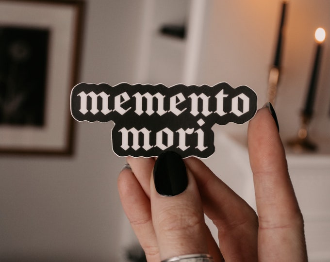 Memento Mori | Vinyl Sticker - Etsy