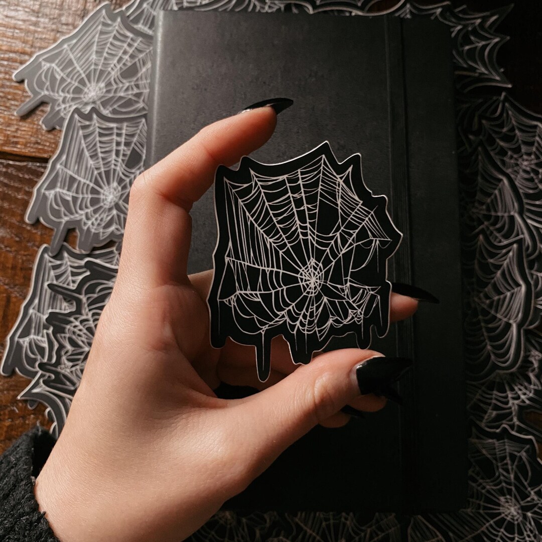 Spiderweb | Vinyl Sticker - Etsy