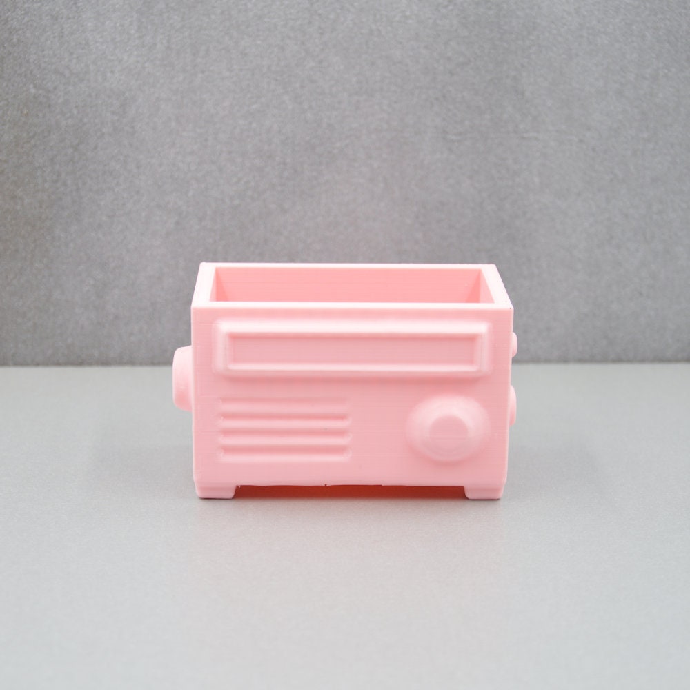 3d printed planterVintage radio organizerdesk | Etsy