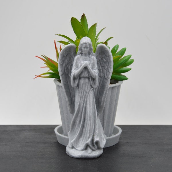 3d Printed Angel Planter - Etsy
