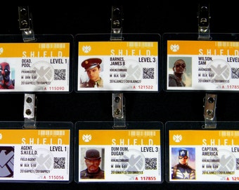 Avengers Id Card - Etsy