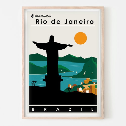 Brazilian Rio De Janeiro Mega Wall Art Bundle Carioca Print | Etsy