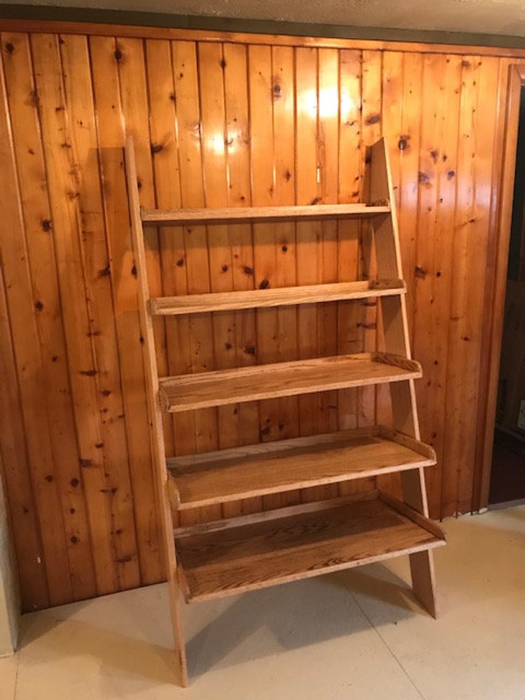 Wide Ladder Shelf - Etsy