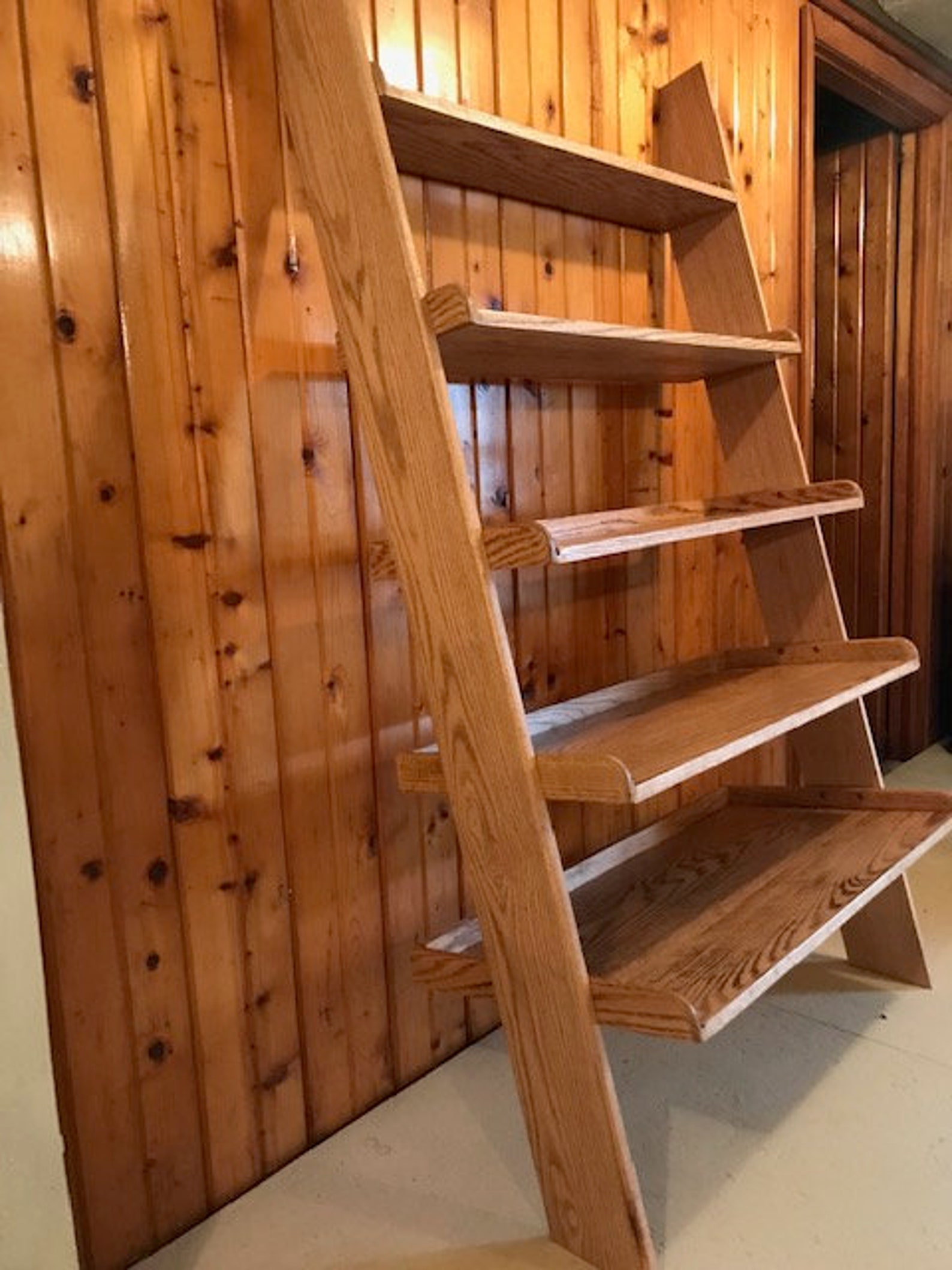 Wide Ladder Shelf - Etsy