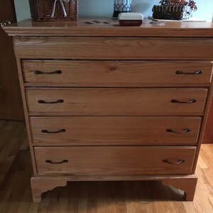 Five Drawer Oak Dresser - Etsy