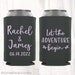 Personalized Wedding Favors, Let the Adventure Begin, Customized ...