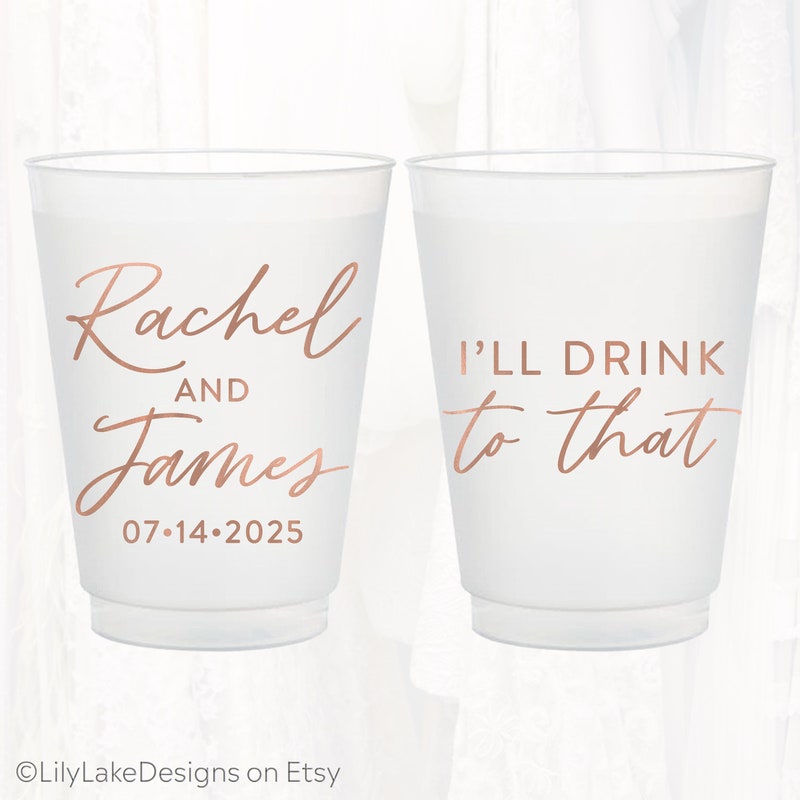 Personalized Plastic Cups - Etsy