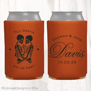 Personalized Halloween Wedding Favors, Custom Gothic Wedding Can ...