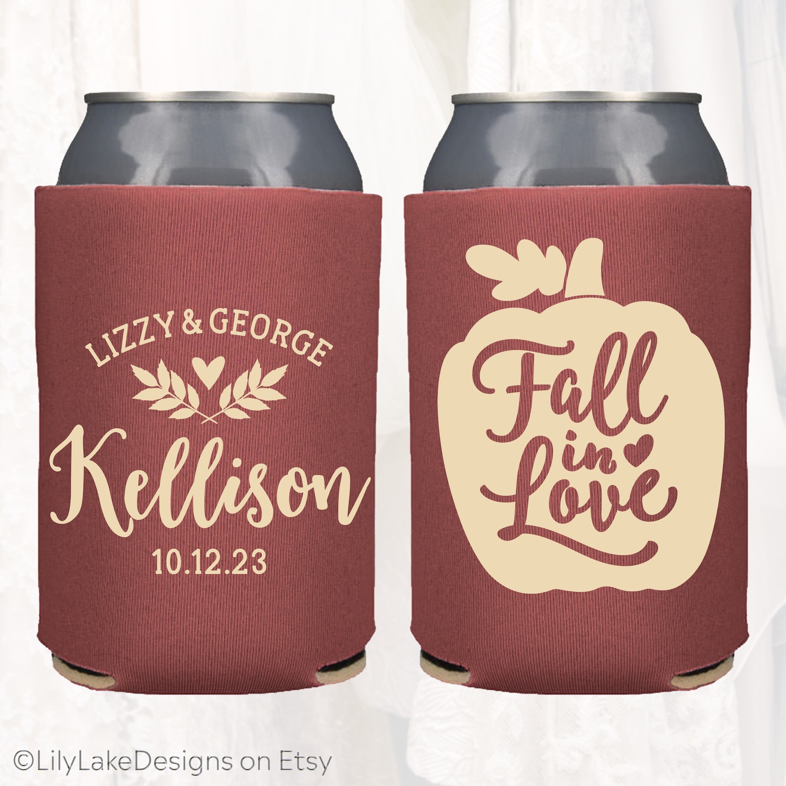 Personalized Wedding Favors Fall in Love Autumn Wedding Fall | Etsy