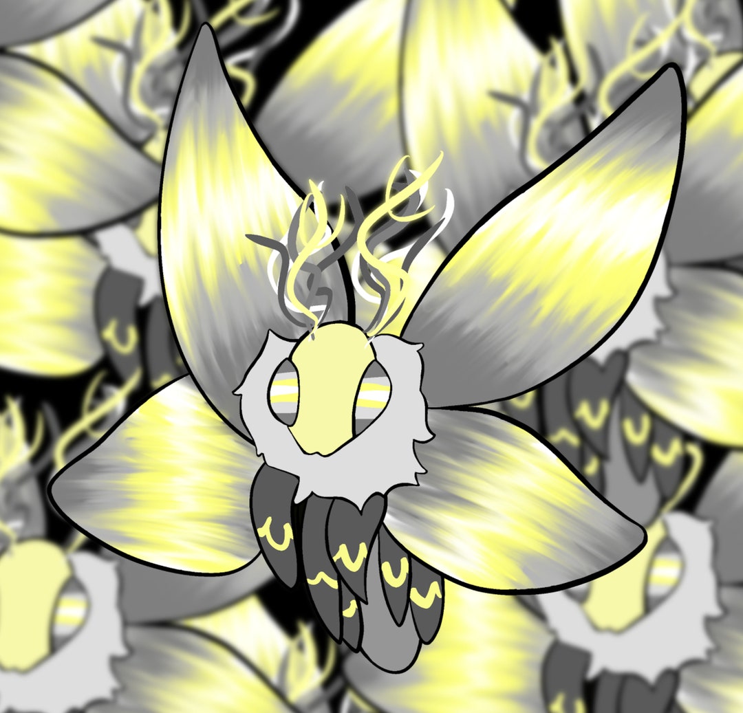 Demigender Pride Flag Moth Sticker Demi /demigirl/demiboy/agender ...