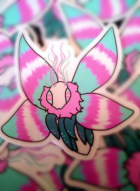 Transgender Pride Flag Moth Sticker | Etsy