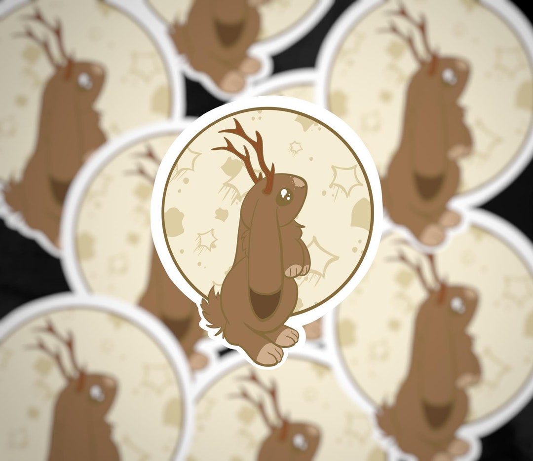 Jackalope Cryptid Cute Holland Lop Bunny Rabbit Spooky Creature Monster ...