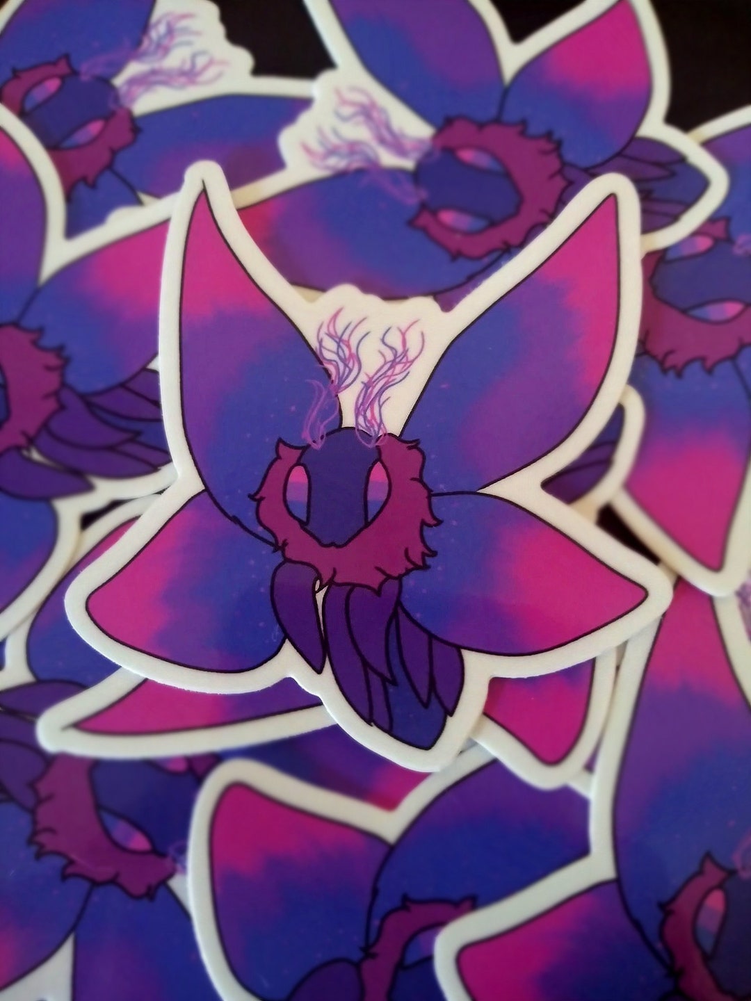 Bisexual Pride Flag Moth Sticker Bi/pan/pansexual/lgbt/lgbtq/gay/queer ...