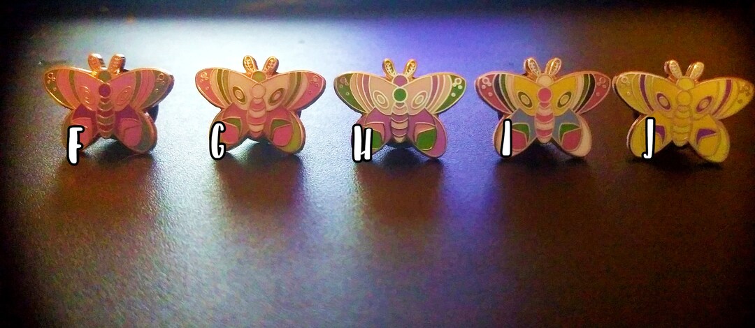 Moth Simple Pride Colourful LGBT Butterfly Insect Small Colorful Small ...
