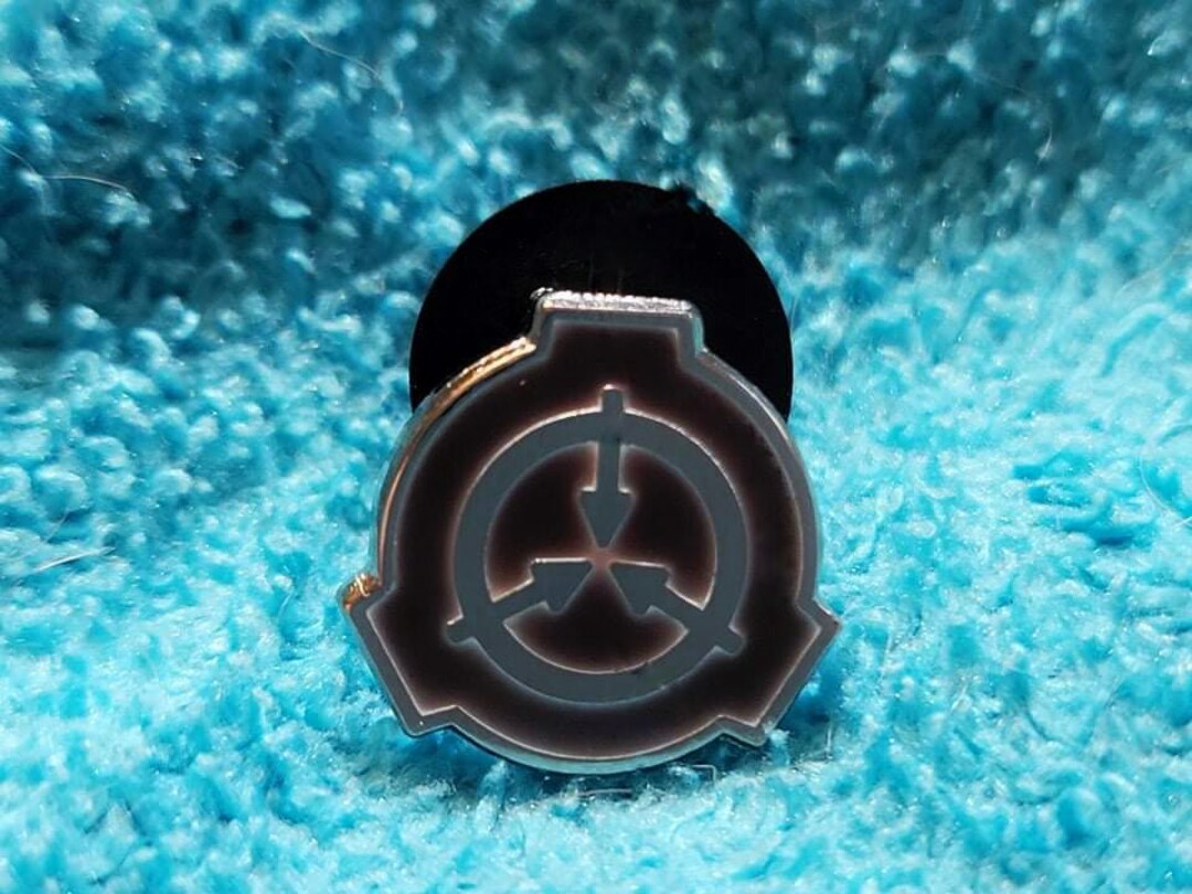 Heat Reactive SCP Hard Enamel Pin 0.5 Inches/ Secure Contain Protect ...