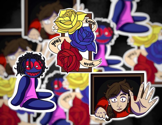 Ib Sticker Pack RPG Maker Indie Horror Game Roses Mary Garry | Etsy