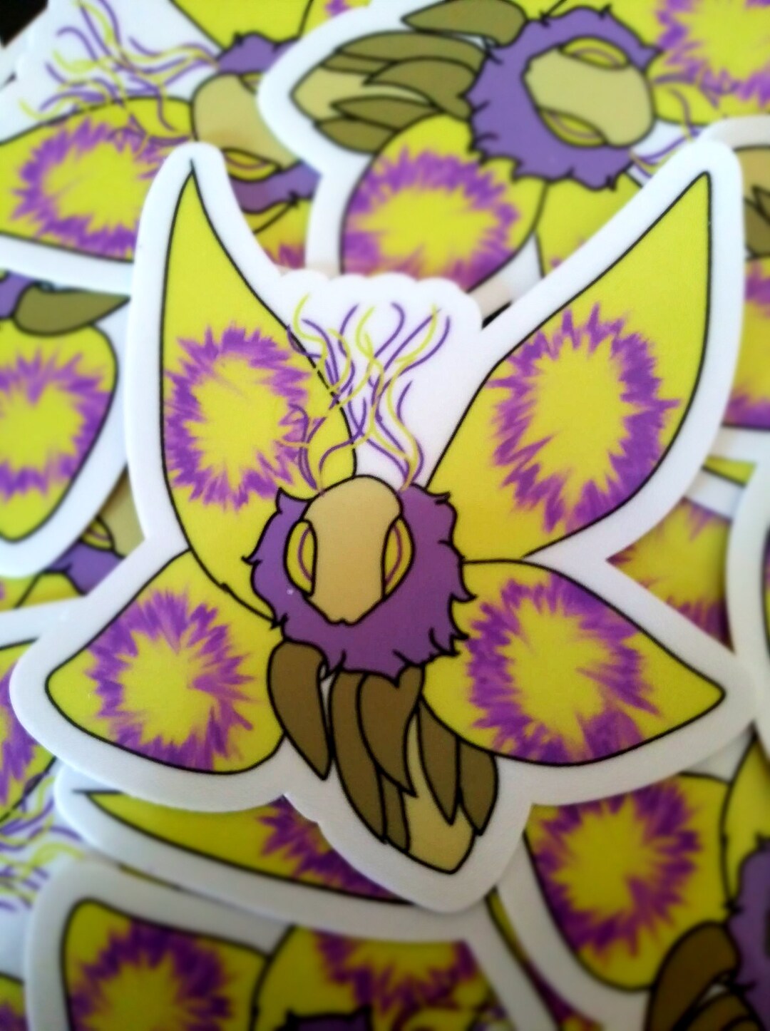 Intersex Pride Flag Moth Sticker trans/transgender/enbie/nonbinary/lgbt ...