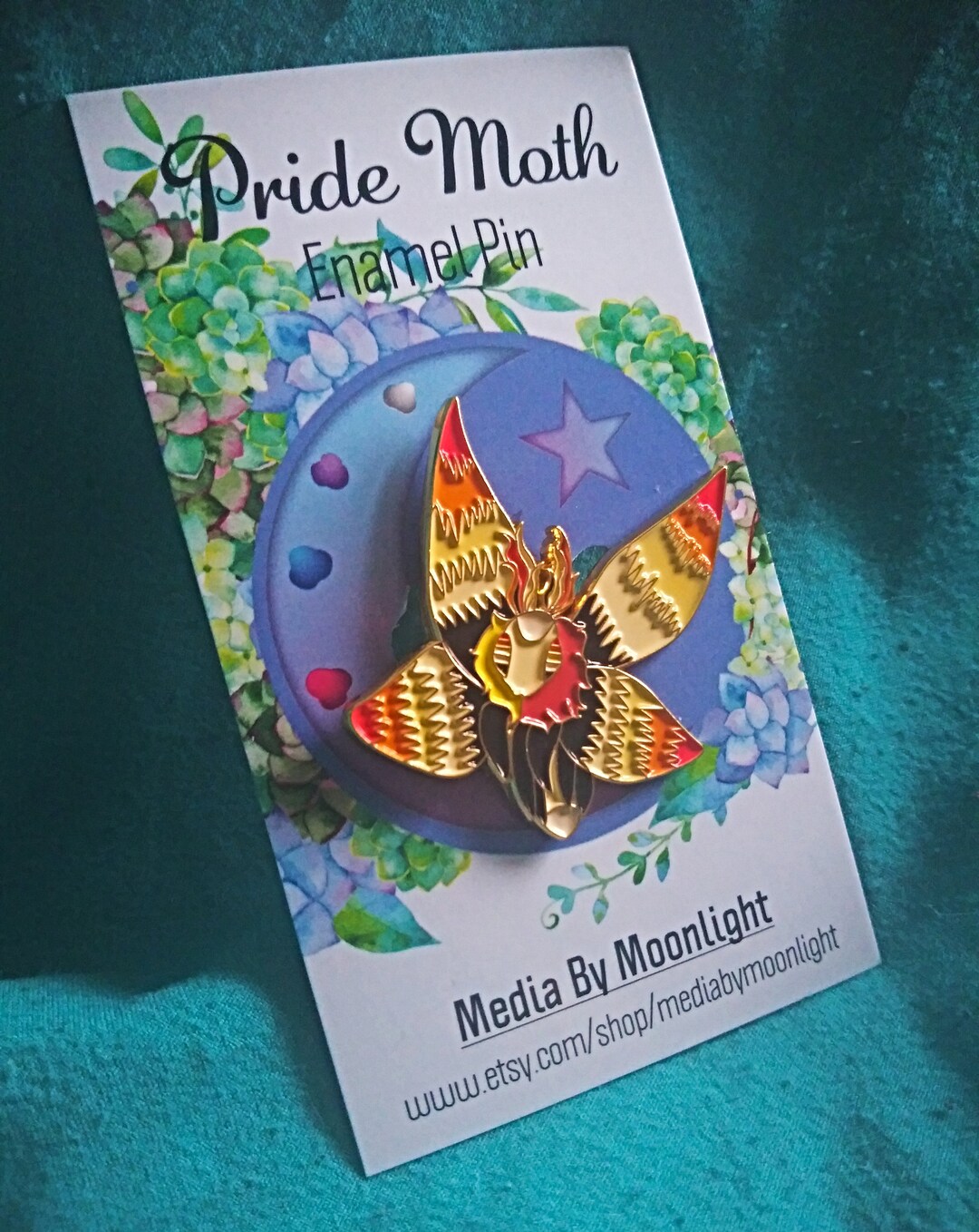 Lithsexual Pride Moth Enamel Pin/ace/ Demi/ Demisexual/ Asexual ...