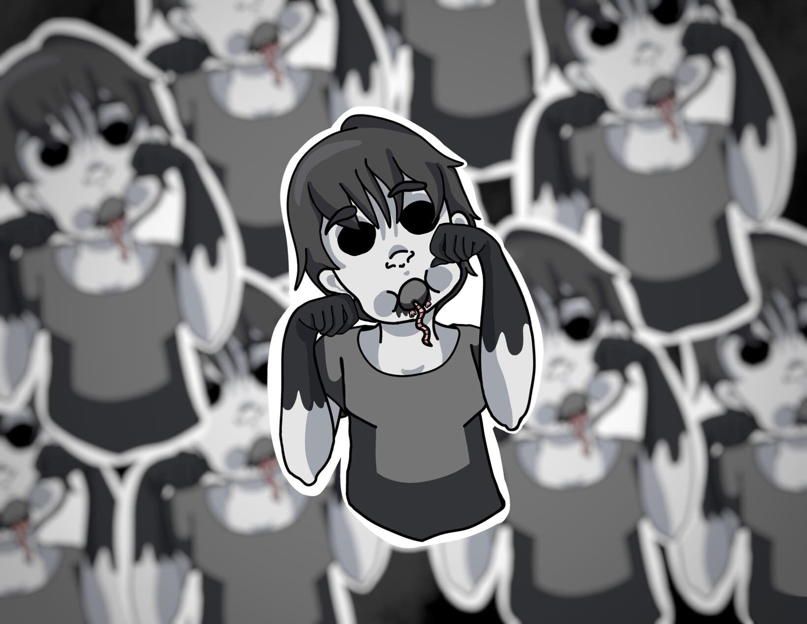 Gloomy OC Personaje Original SCP Monster CreepyPasta Spooky - Etsy España