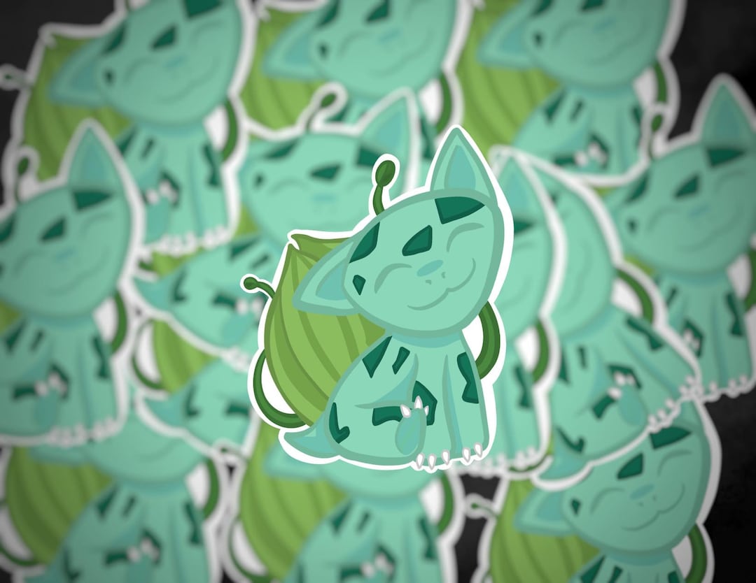 Bulbasaur Bulba Pokemon Poke Anime Grass Plant Baby Dinosaur Dino ...