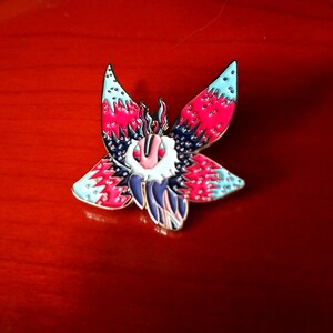 Pink Polyamory Pride Moth Enamel Pin/ Poly/ Polyamory/ Polygamy/ Love ...