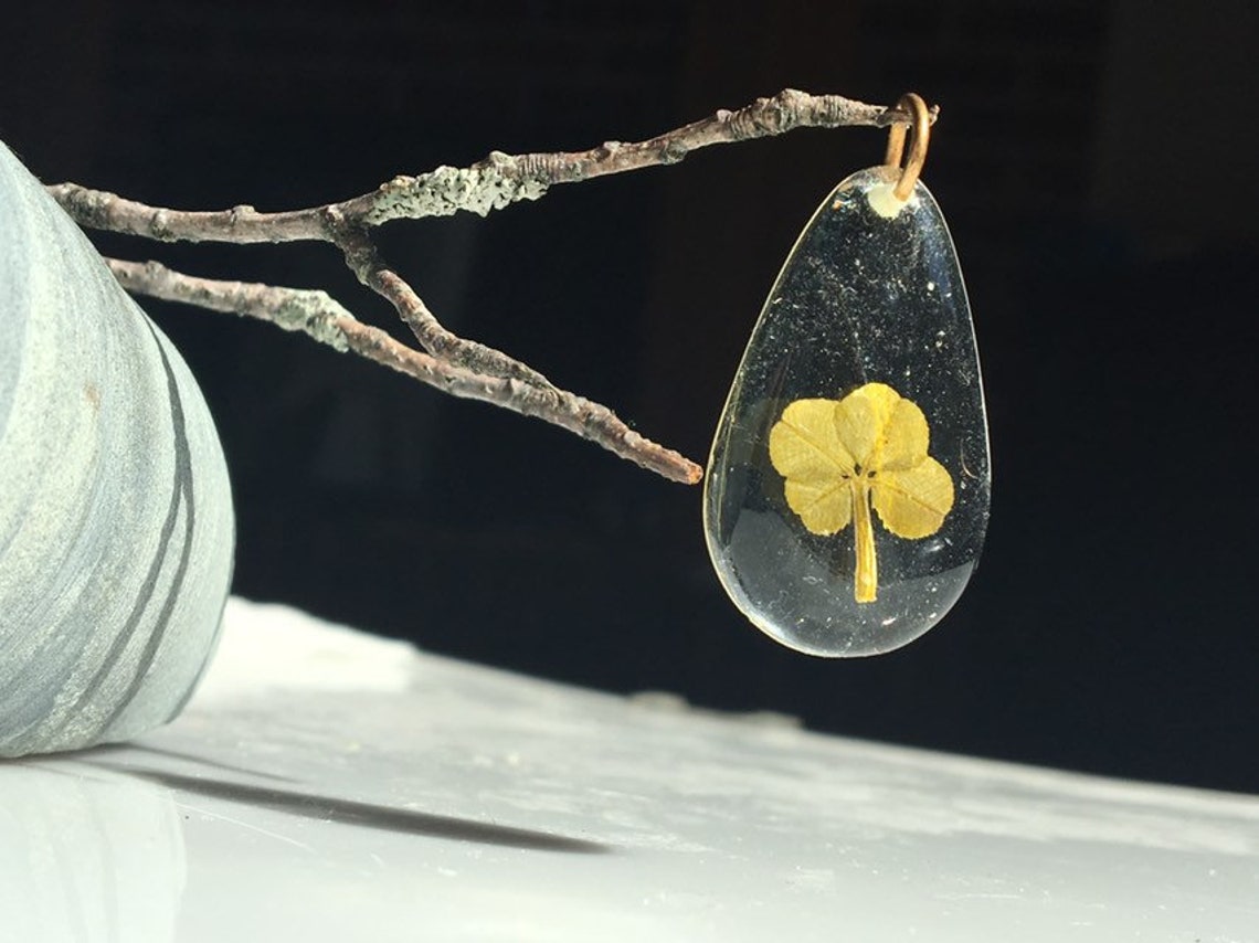 Four-leaf Clover Pendant - Etsy