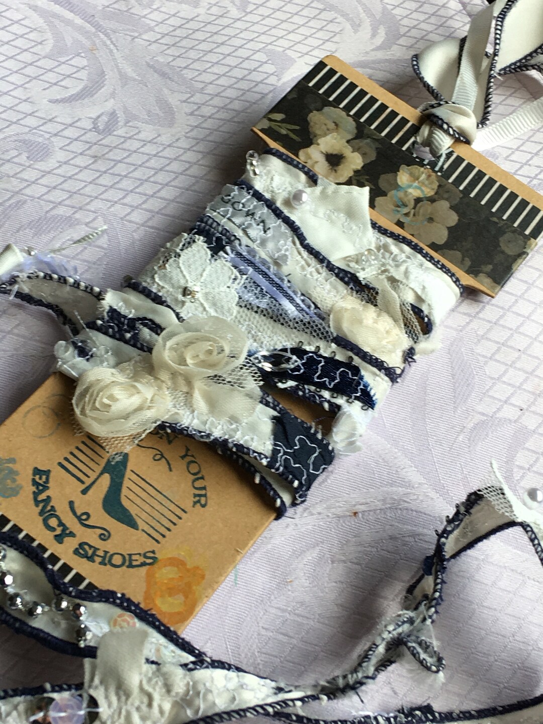 Snippet Roll Ribbon, Journal Trim Ribbon, Vintage Look Ribbon, Wedding ...