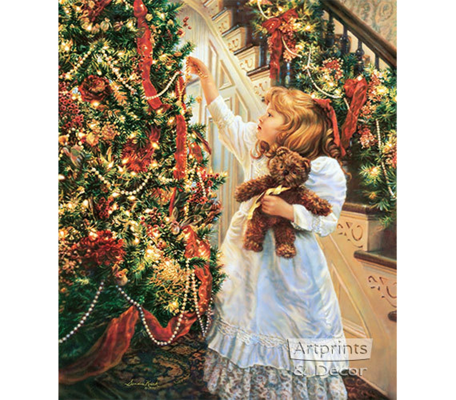 Night Before Christmas by Sandra Kuck Art Print 11 X 13 - Etsy
