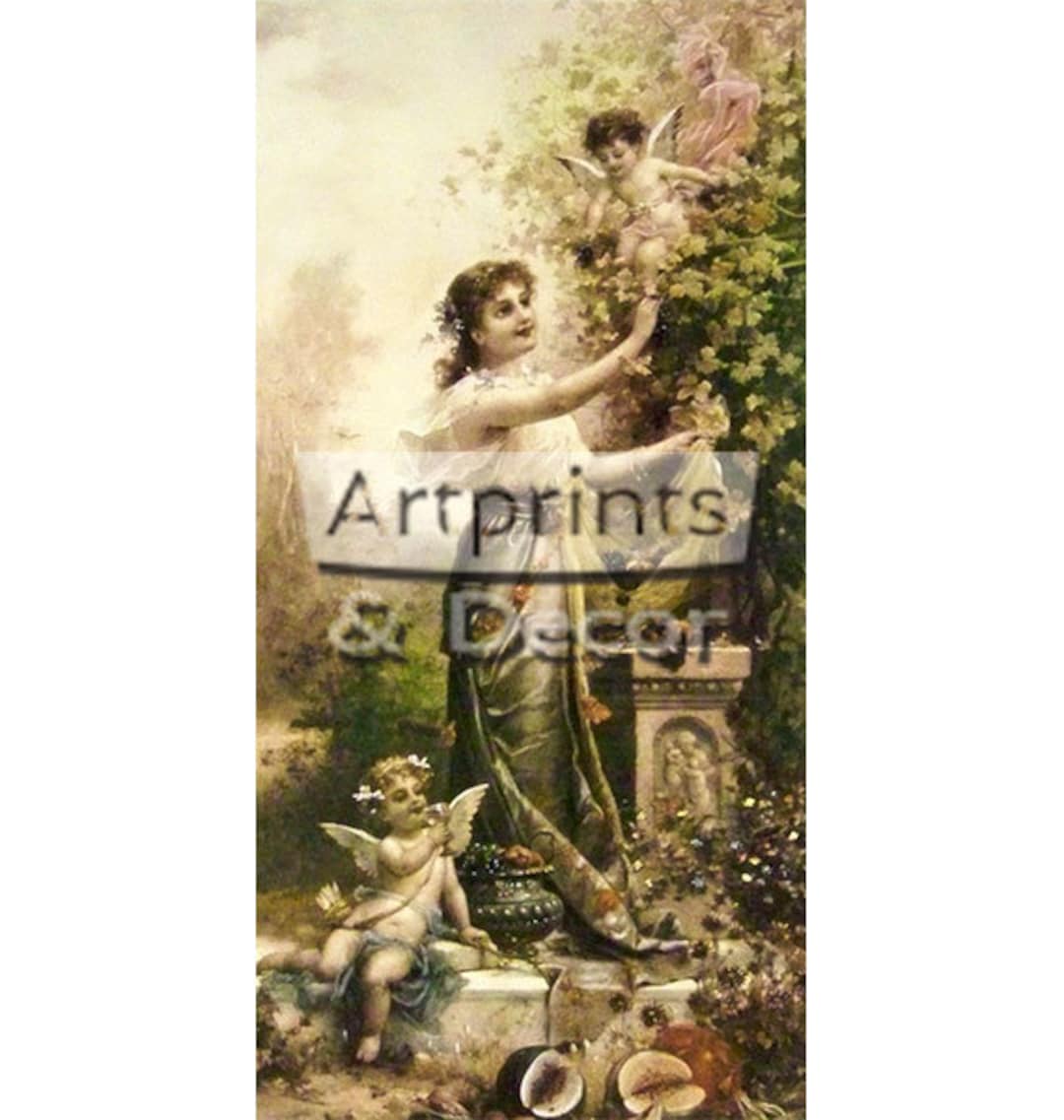 Spring Delight by Hans Zatzka - Art Print - Etsy