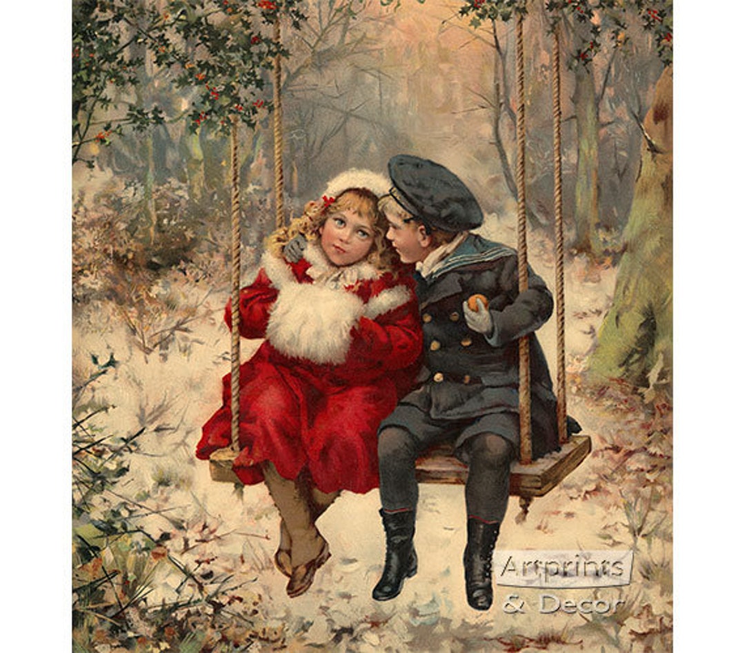 Winter Love Art Print - Etsy