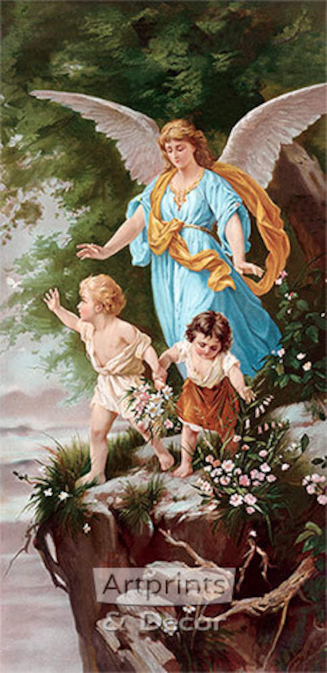 The Protecting Angel - Art Print - Etsy