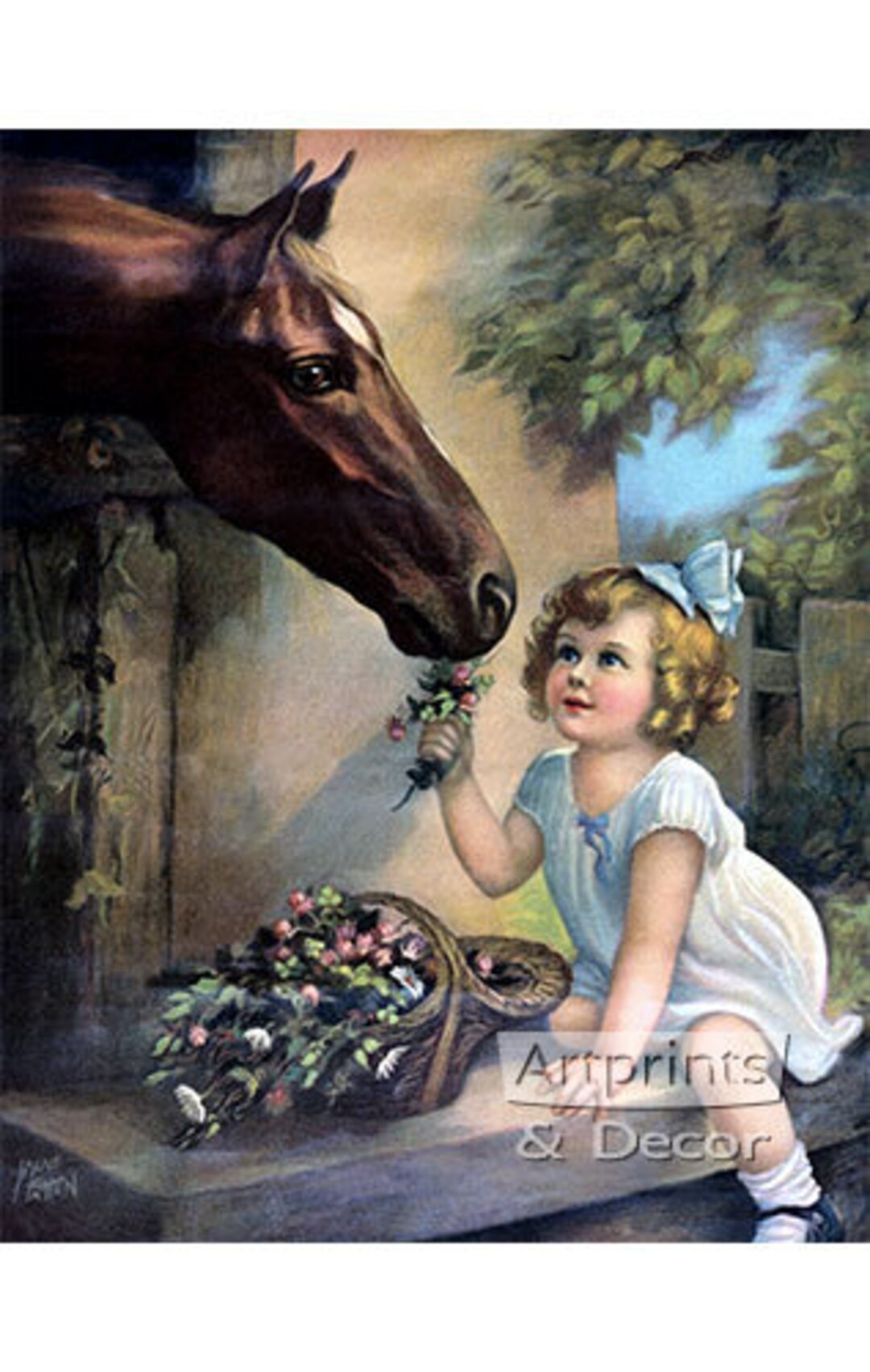 In Clover Art Print by Irene Patten 16 X 20 Inches - Etsy