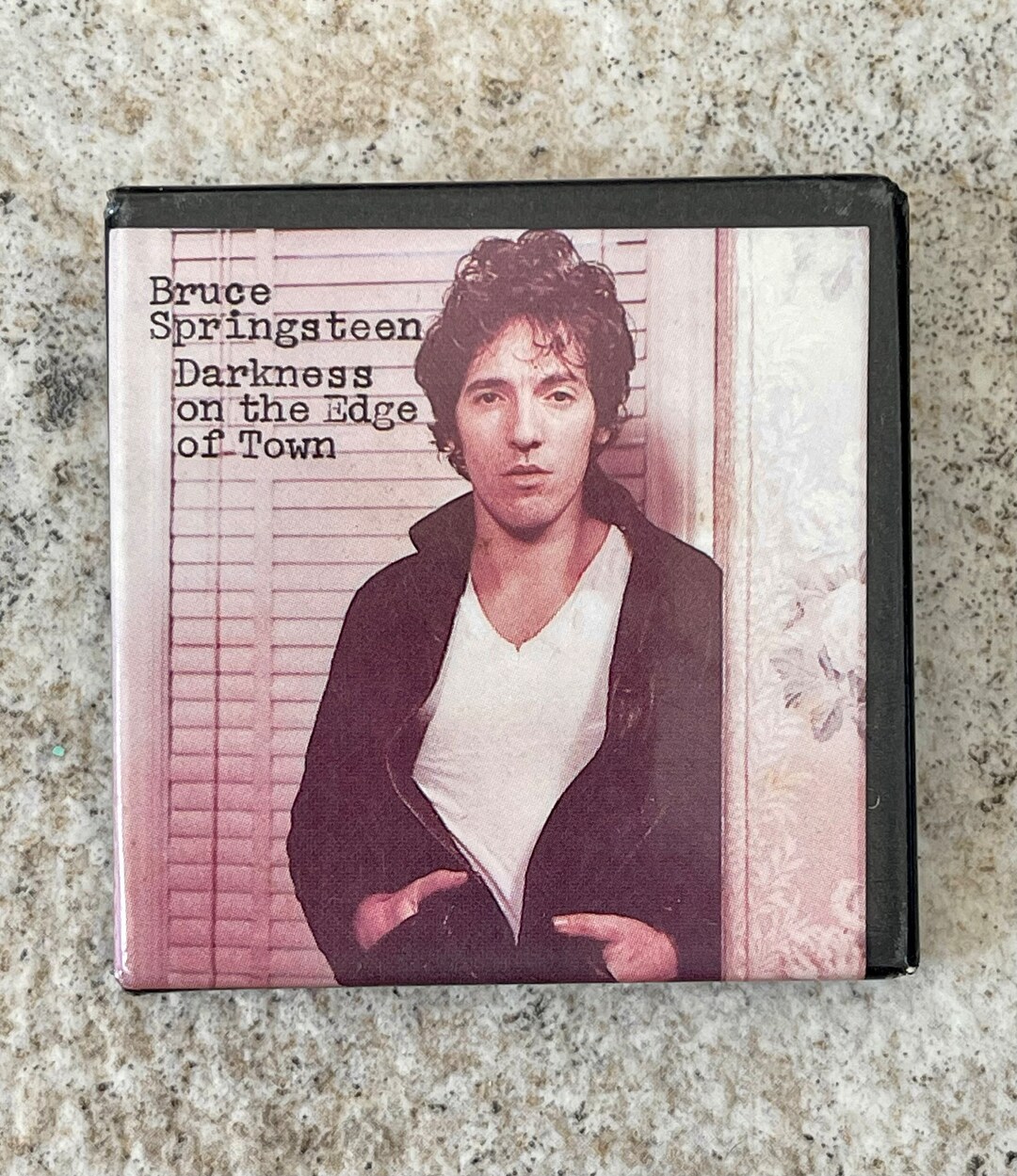 Vintage 1980's Bruce Springsteen Darkness on the Edge of Town Pinback ...