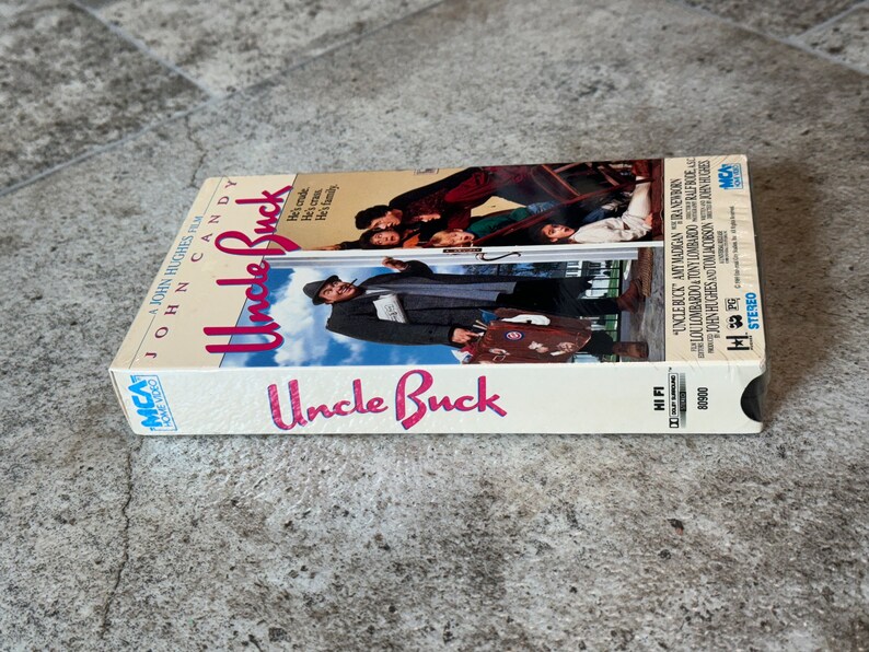 Sealed 1989 John Candy in Uncle Buck VHS Tape a John Hughes Film ...