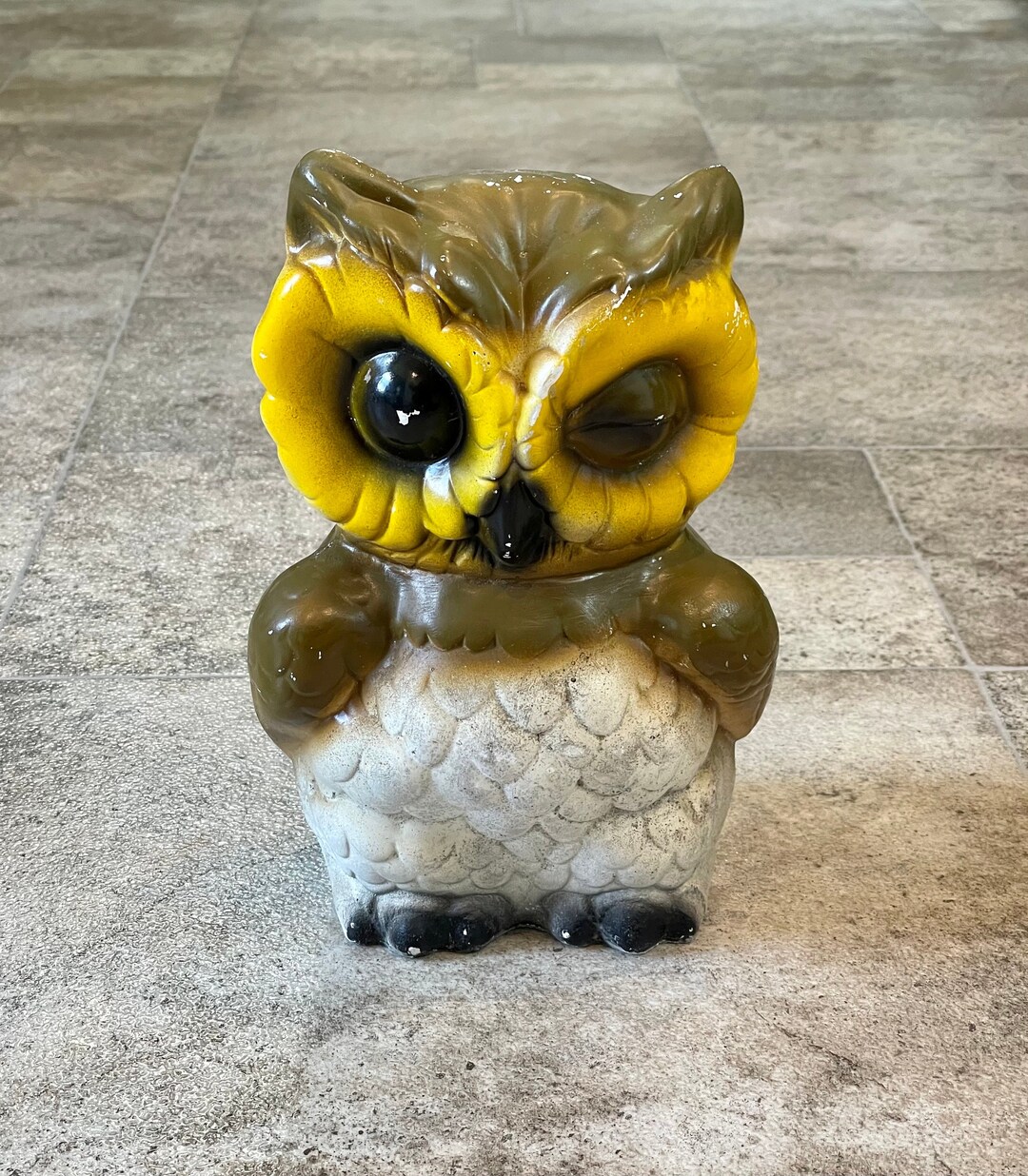 Vintage Owl Piggy Bank, Vintage Owl Coin Bank, Vintage Owl Bank ...